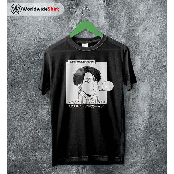 Posh M | Shirts | Levi Ackerman Attack On Titan Anime Character Graphic ...